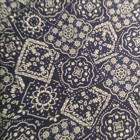 Accessories | Custom Blue Bandana Print Face Mask Kids Size | Poshmark